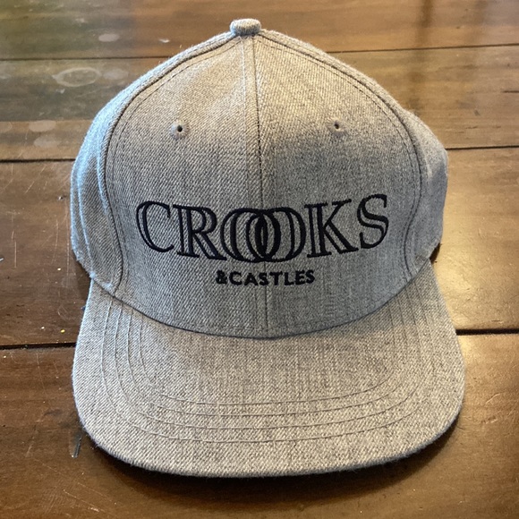 Crooks & Castles | Accessories | Crooks Castles Snapback Hat Gray ...